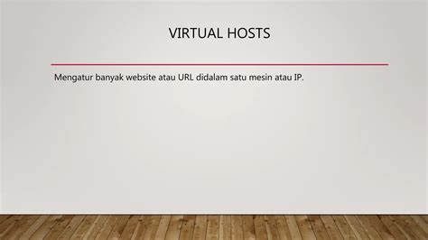 Setting Virtual Host Dengan Apache Xampp Ppt
