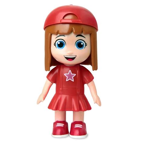 Boneca Gi Luccas Neto Aventureira Vermelha Elka Ja Brinks Diversão