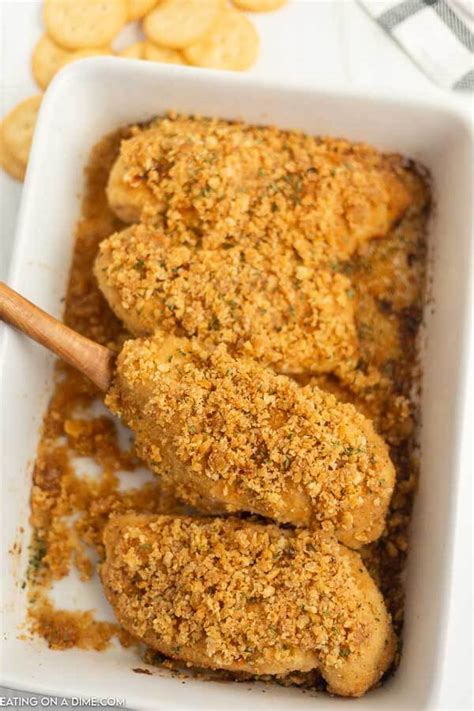 Ritz Cracker Chicken Recipe Eating On A Dime