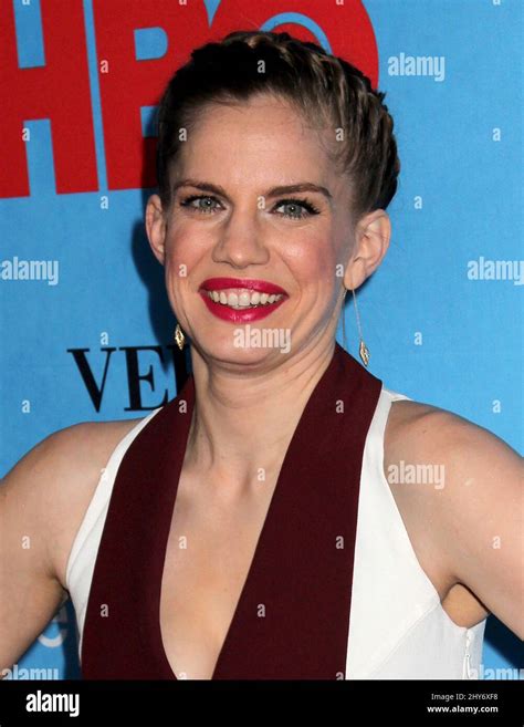 Anna Chlumsky Attending The Season Four Premiere Of Veep Held At The