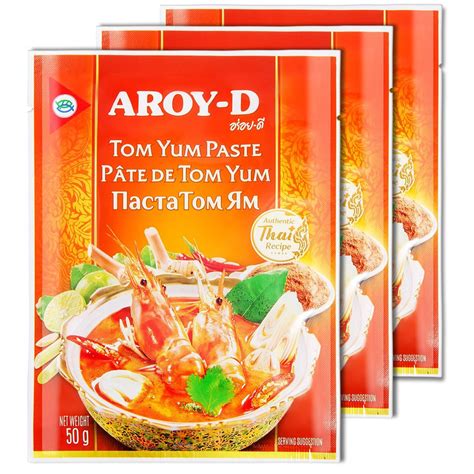 Паста Том Ям AROY-D "Tom Yam Paste", 50 г, 3 шт. - купить с доставкой ...