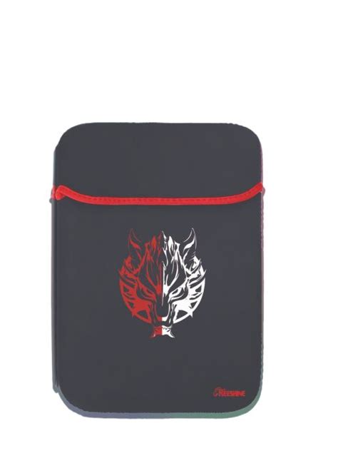 Printed Black Colour Reversible Laptop Pouchsleeve For 101314156