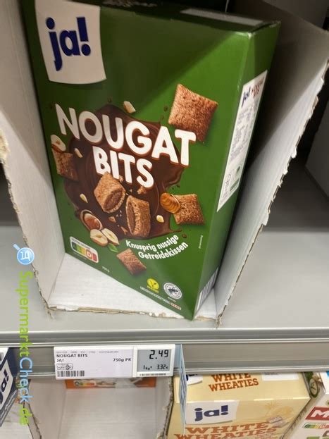 Gut And Günstig Nougat Bits 750g Knusprig Gefüllte Getreidekissen Preis