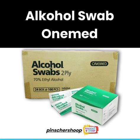 Jual Alkohol Antiseptik Tisue Alcohol Prepads Hijau Onemed Isi 24 Box Karton Shopee Indonesia