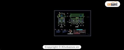 Bản vẽ autocad thiết kế nhà vệ sinh ngoài trời kích thước x m full