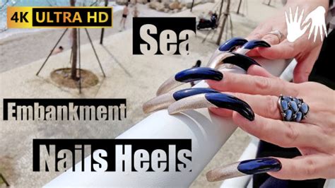 Nails Tapping Embankment Sea Lora Long Nails