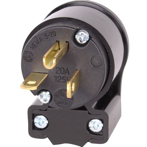 Journeyman Pro 20 Amp 120 125 Volt Nema 5 20p 2pole 3wire Straight