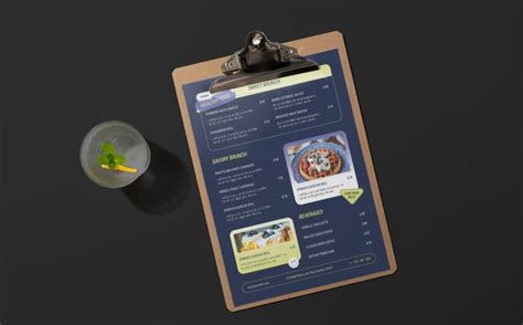 Modern Cafe Menu Print Templates Ft Purple And Restaurant Envato