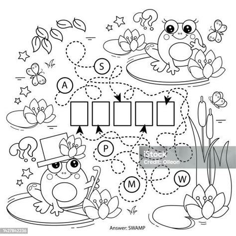 Ilustración De Laberinto O Juego De Laberinto Rompecabezas Dibujo Para