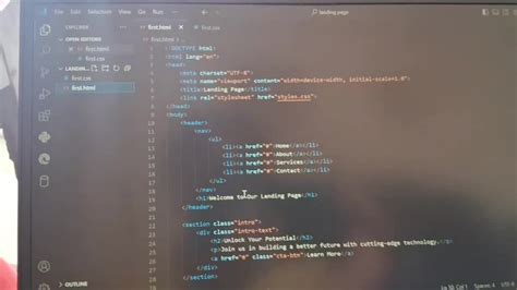 Pavani Rajulapati On Linkedin Webdevelopment Landingpage Css Javascript Internship Codsoft