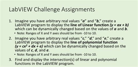 Solved Labview Challenge Assignments 1 Imagine You Have