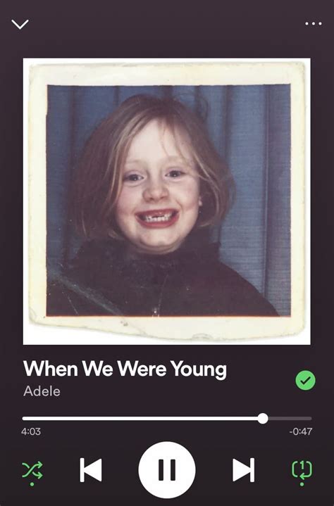 When We Were Young Adele Adele Album Copertina