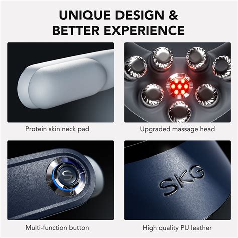 Skg G7 Pro Fold Foldable Neck Massager With Gentle Warm Function