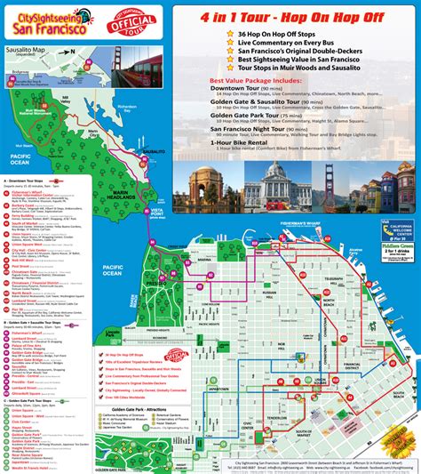 San Francisco Trolley Hop Map
