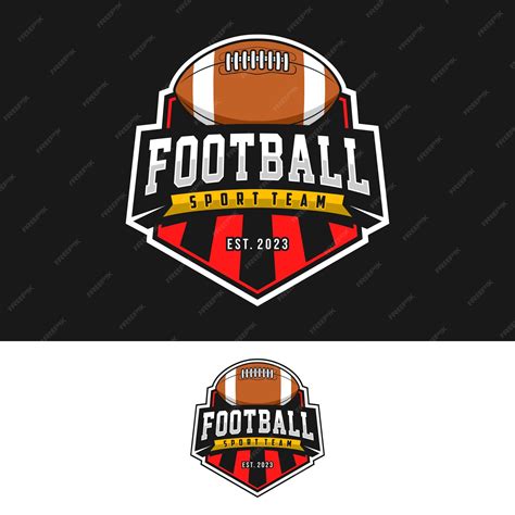 Premium Vector American Football Sports Logo And Badge American