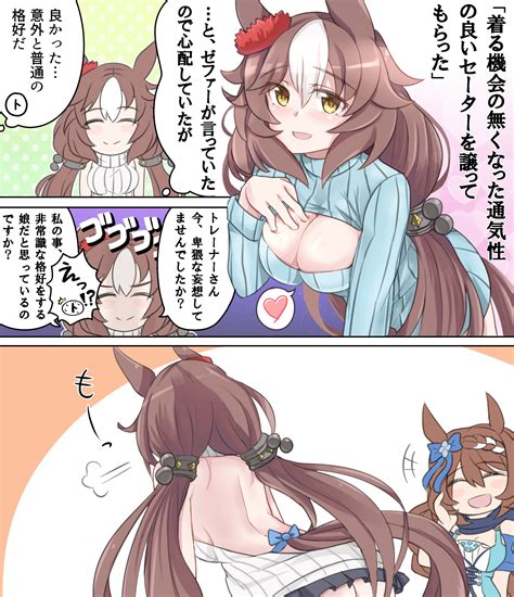 Super Creek And Yamanin Zephyr Umamusume Drawn By Toyoheiartist