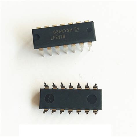 Quad General Purpose Jfet Input Operational Amplifier 14 Pdip Lf347n