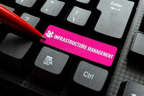 Conceptual Caption Infrastructure Management Business Showcase Minimize Downtime Maintain