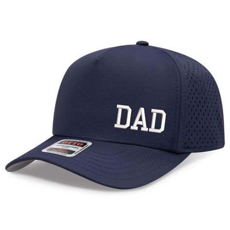 Performance Hat For Dad Embroidered Moisture Wicking Athletic Cap For