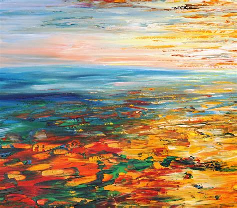 Summer Artwork Large Abstract Painting Art For Sale
