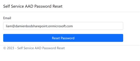 reset user account passwords using microsoft graph and application