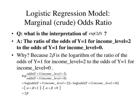PPT Understanding Logistic Regression Modeling Associations PowerPoint Presentation ID