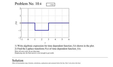 Solved Problem No 104 1 Write Algebraic Expression For