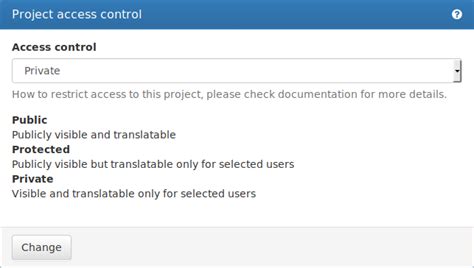 better access control in weblate michal Čihař