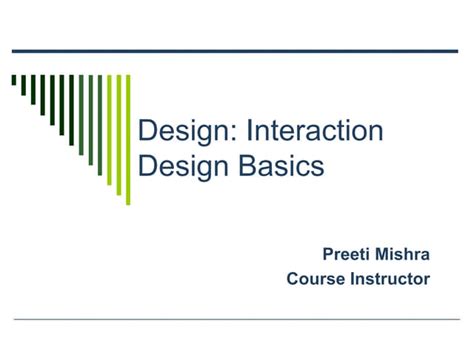Design Process Interaction Design Basics Pptx Computing