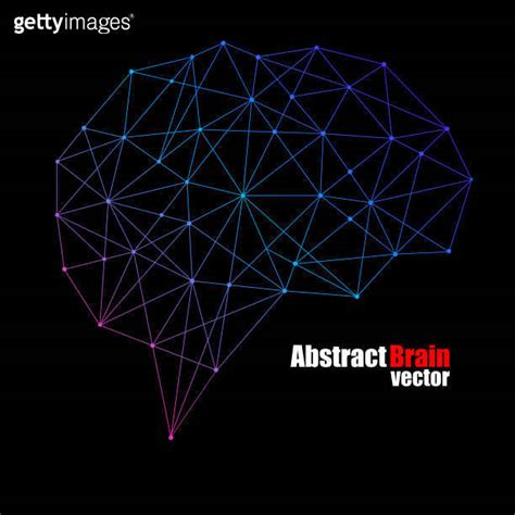 Abstract Geometric Brain With Triangular Polygons Network Connections 이미지 2150647802 게티이미지뱅크