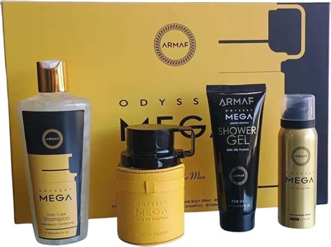 Armaf Odyssey Mega 4pc Set Mens T Set Edp Shangri La Perfumes