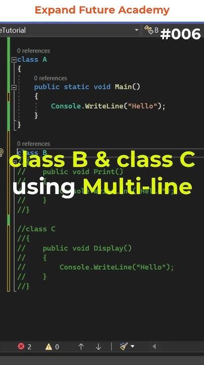 C One Minute Tutorial 006 Expand Future Academy Shorts