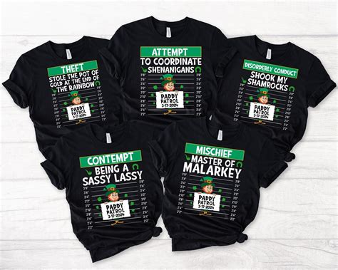 Matching St Patricks Day Grup Shirts Funny St Patricks Day Group
