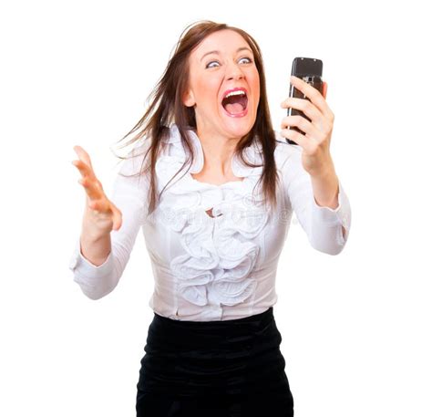Angry Businesswoman Screaming Stock Image Image Of Employee