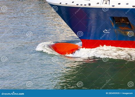 Bow Of A Freight Vessel Editorial Image Image Of Trip 283495935
