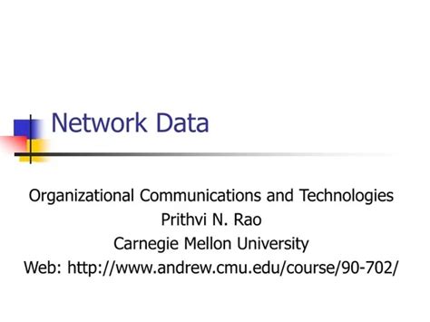 Ppt Network Data Powerpoint Presentation Free Download Id9633617