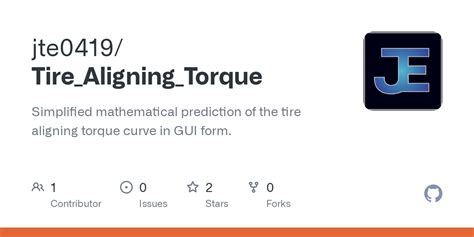 Github Jte0419 Tire Aligning Torque Simplified Mathematical Prediction Of The Tire Aligning