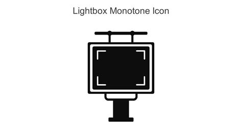 Lightbox Monotone Icon In Powerpoint Pptx Png And Editable Eps Format PPT Template