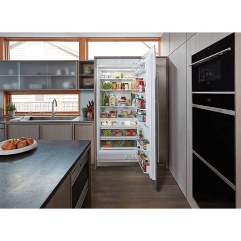 36 Designer Column Refrigerator With Internal Dispenser Panel Ready