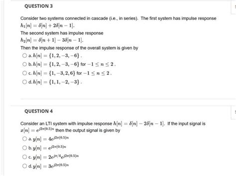 solved consider two systems connected in cascade i e in
