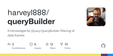 Github Harveyl888querybuilder R Htmlwidget For Jquery Querybuilder