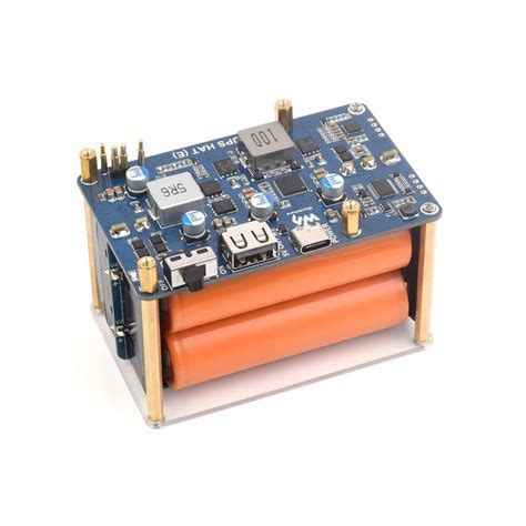 Ups Hat E Til Raspberry Pi Uden Batteri • Raspberrypidk