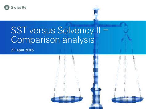 Pdf Sst Versus Solvency Ii Comparison Analysis · Sst