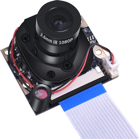 Amazon Kuman カメラモジュール Raspberry Pi用 日中 夜間モード ズームレンズ 5mp 1080p 感光チップov5647 Raspberry Pi 4b