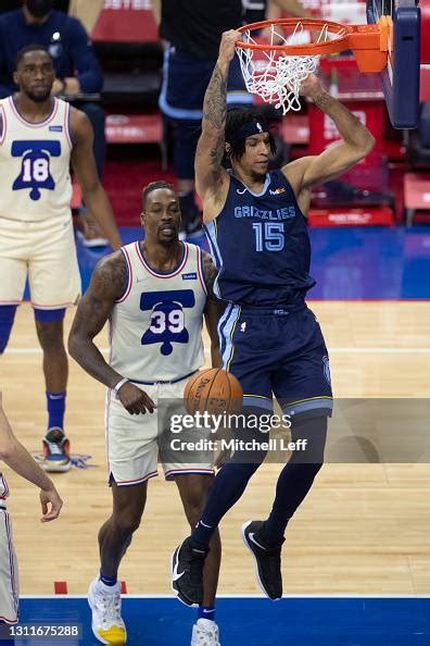 Brandon Clarke Of The Memphis Grizzlies Dunks The Ball Against Dwight