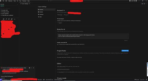 Cursor Tab Turned Off Even Though Im Signed In As Pro Bug Reports Cursor Community Forum