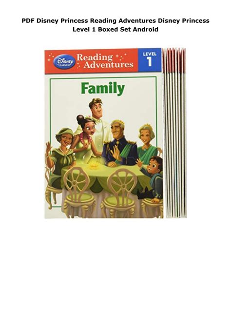 Pdf Disney Princess Reading Adventures Disney Princess Level 1 Boxed