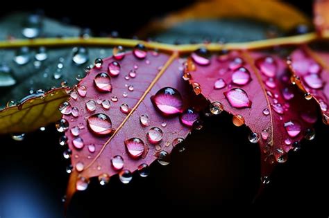 Toxic Purple Leaves Premium Ai Generated Image