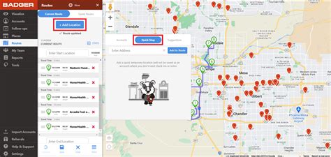 how to build a multi day route web app badger maps
