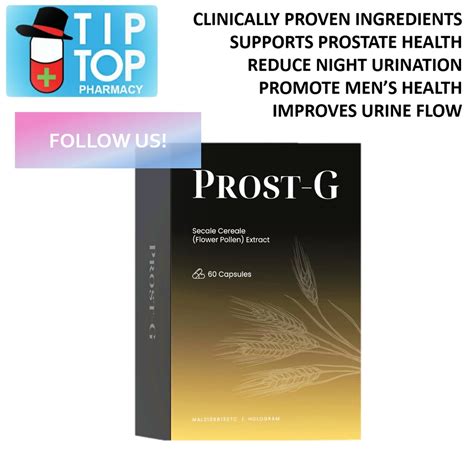 Prost G 325mg Vegecaps 60s Secale Cereale Flower Pollen Extract Men